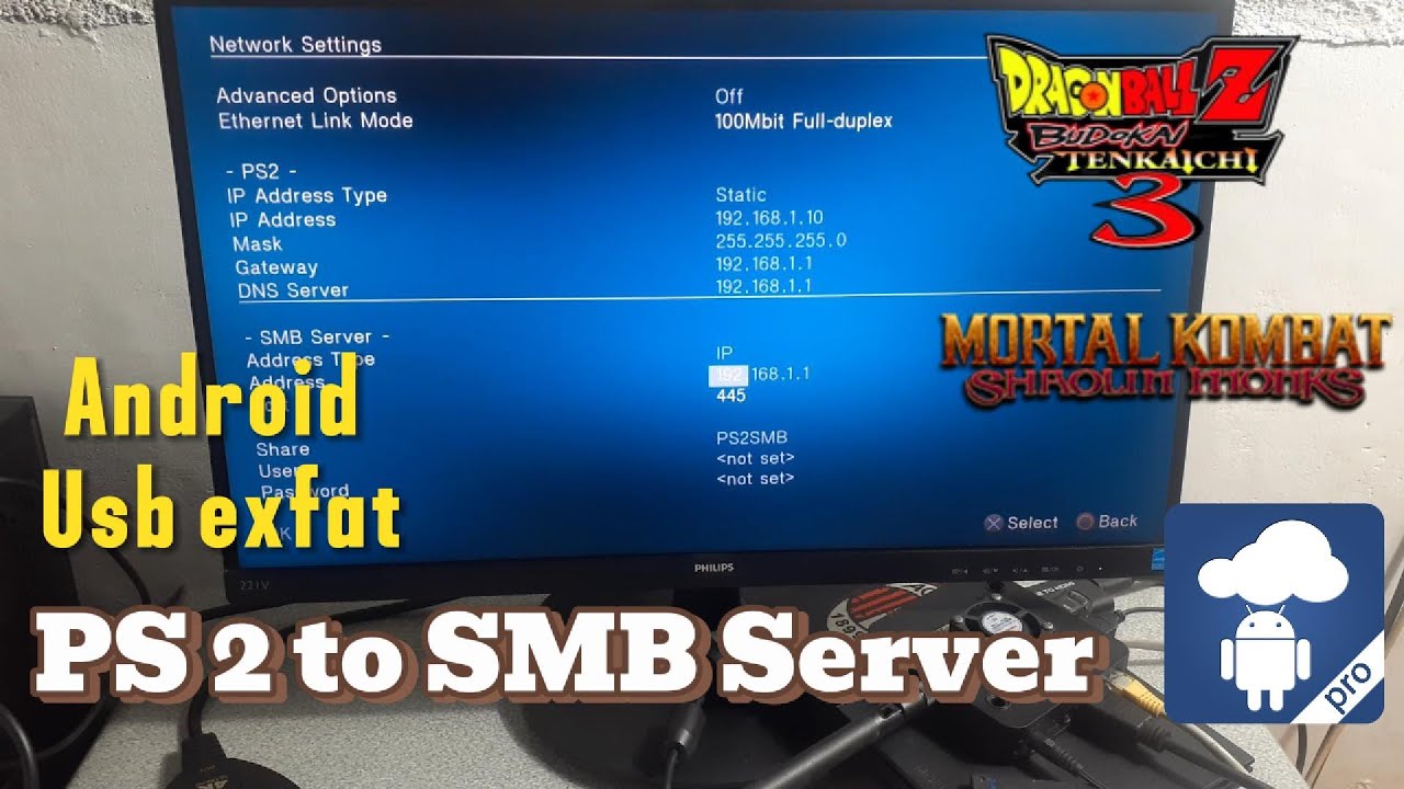 Dragon ball z budokai tenkaichi 3 ps2 smb server android tv root - YouTube