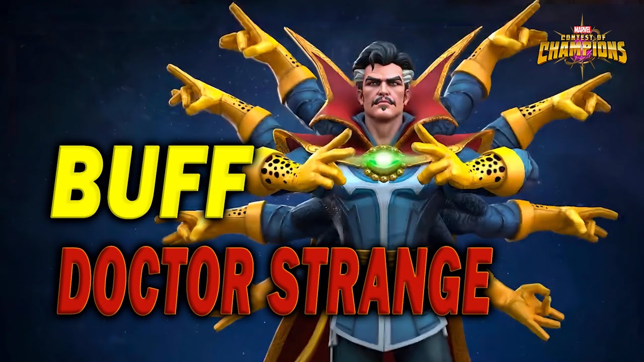 BUFF Doctor Strange Comparación Antes Y Después Del Buff | MCOC Vídeo ...