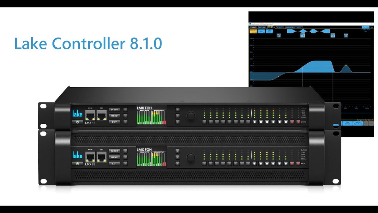 Lake LMXシリーズと Lake Controller v8.1.0 デモンストレーション Part1 - YouTube