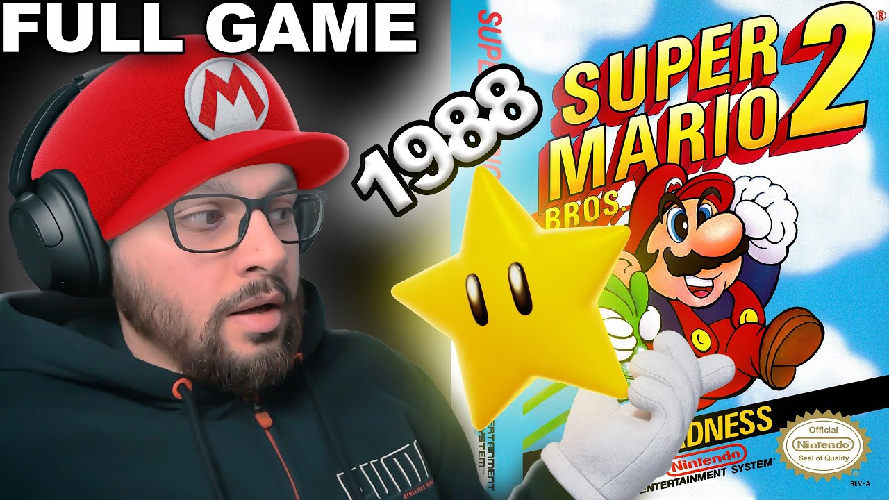 Here We Go! Back To 1988! First Time Playing Super Mario Bros. 2 [FULL ...