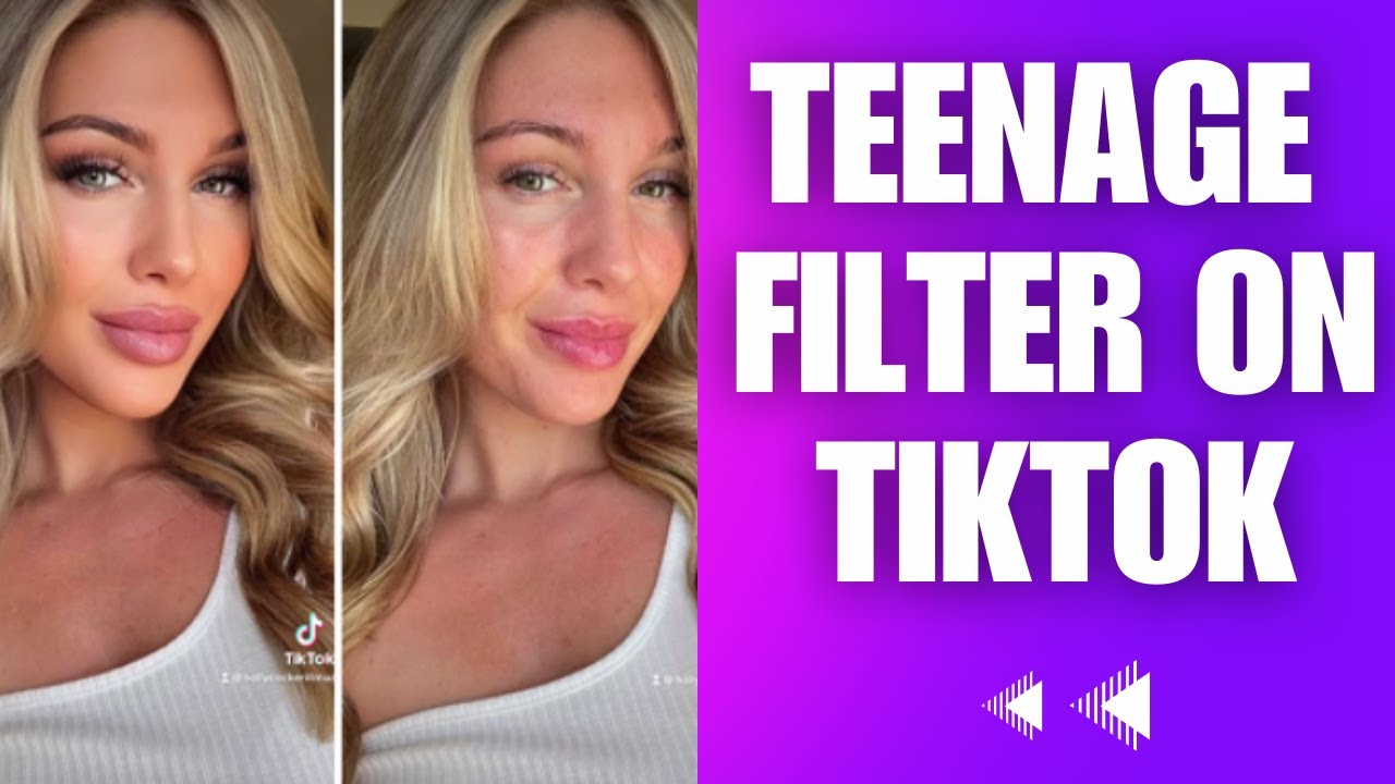 How To Find The Teenage Filter On Tiktok - YouTube