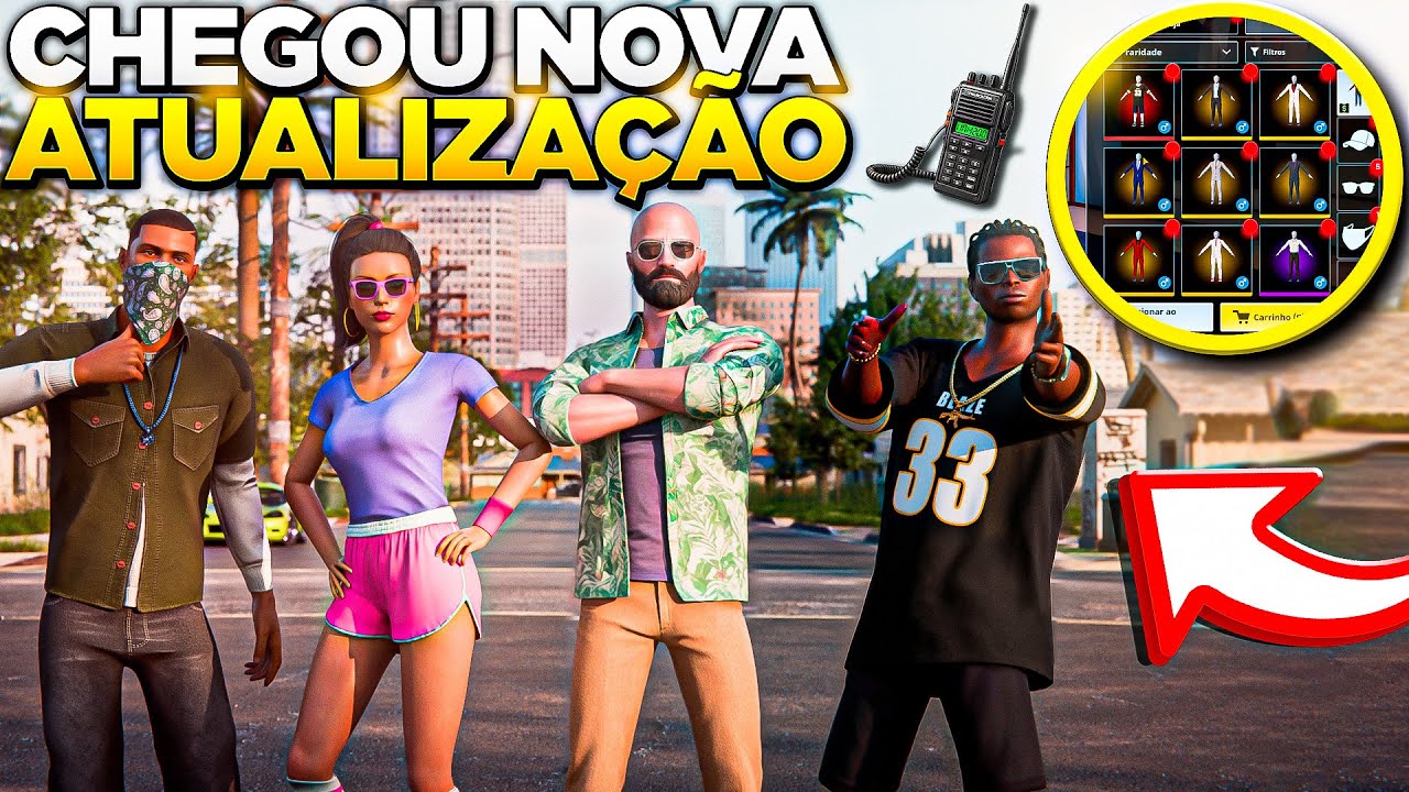 CHEGOU A NOVA ATUALIZAÇÃO DO ONE STATE RP - RÁDIO, SKINS, ACESSÓRIOS E ...
