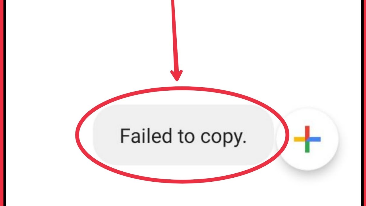 How To Fix Failed to copy Problem Solve in Google Sheets - YouTube