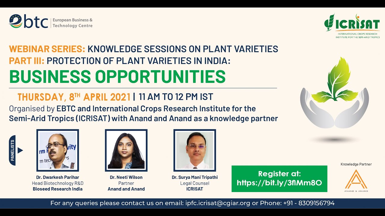 Webinar Series - Protection of Plant varieties - Part 3 - Business ...