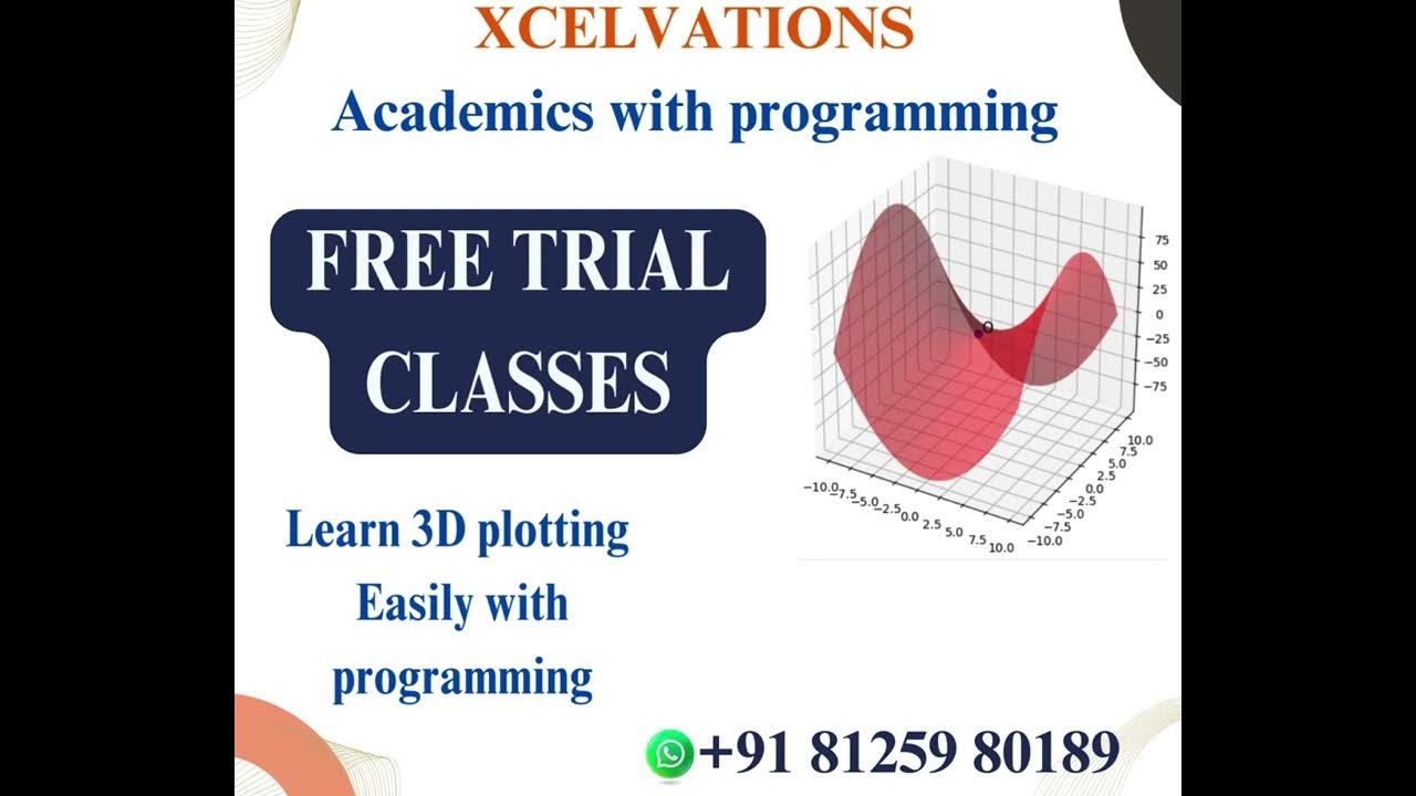 Learn 3D plotting Easily with programming - YouTube