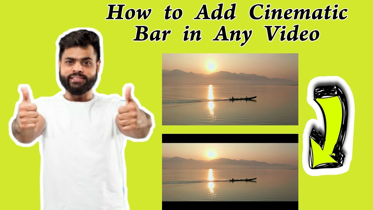 Filmora Video Cinematic Black Bar Effect in Any Video | Video Editing ...