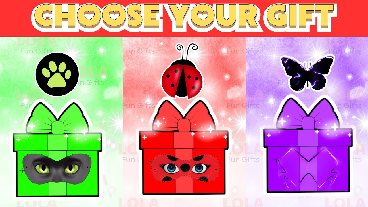 Elige Tu Regalo Miraculous🎁 Choose Your Gift Box Cat, Ladybug or hawk ...