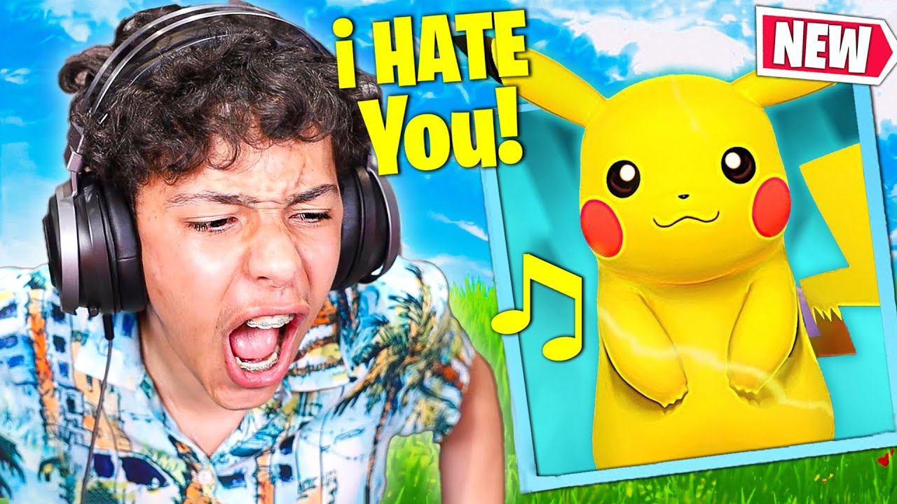 Trolling ANGRY Kid With *NEW* Pokemon Emotes! - YouTube