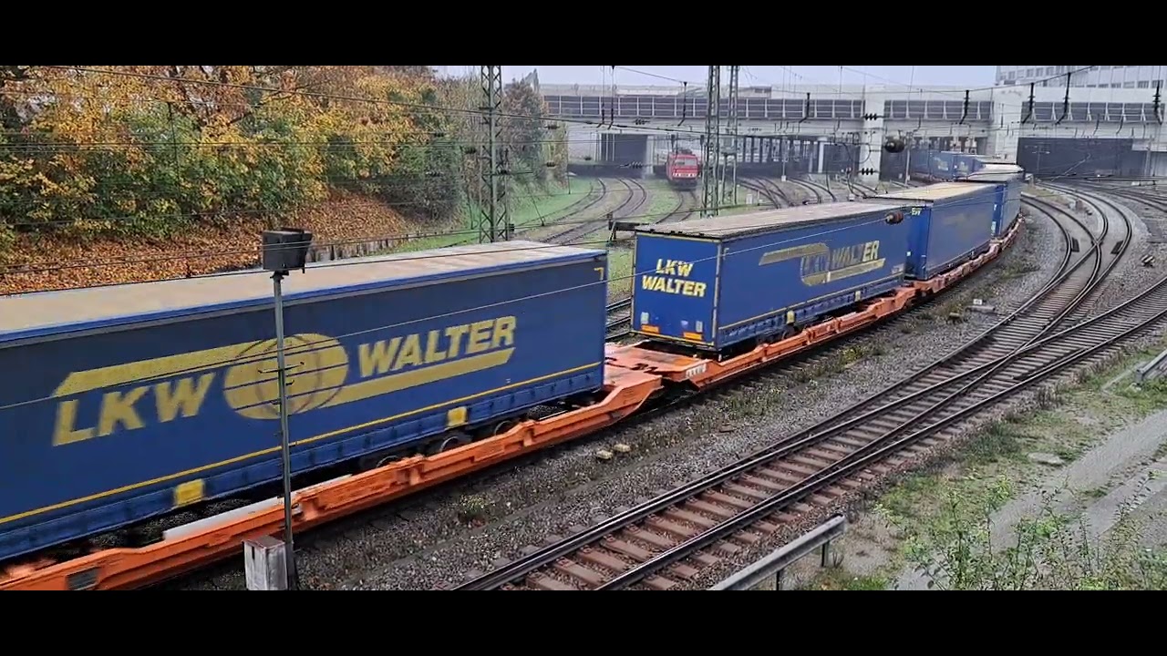 Passau Hbf: LKW-Walter on rail! - YouTube