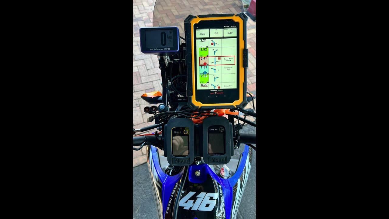 What its like to navigate with the Rally Tablet - YouTube