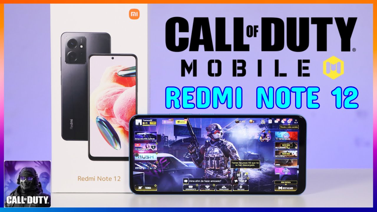 Call Of Duty Mobile En Xiaomi Redmi Note 12 🔥😱 Gráficos Muy Altos 🔥 ...