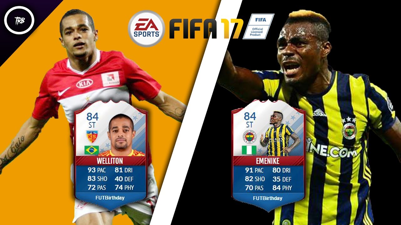 FUT Birthday 84 Emenike vs FUT Birthday 84 Welliton Player Review ft ...