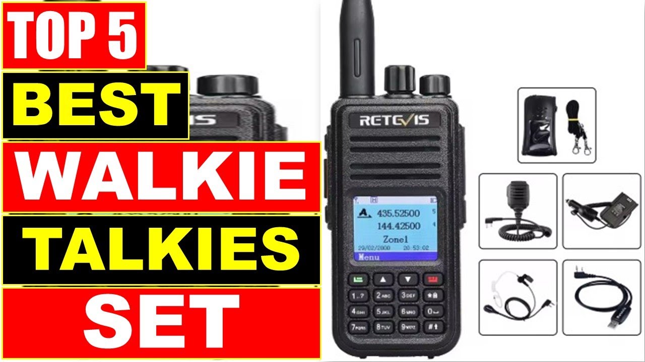 BEST Long Range Walkie Talkies Set In 2025 - Top 5 Best Walkie Talkie ...