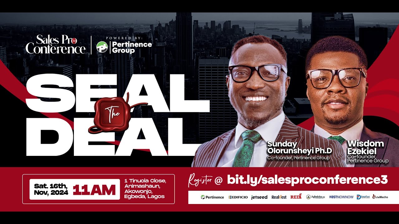 SALES PRO CONFERENCE 3.0 - SEAL THE DEAL - YouTube