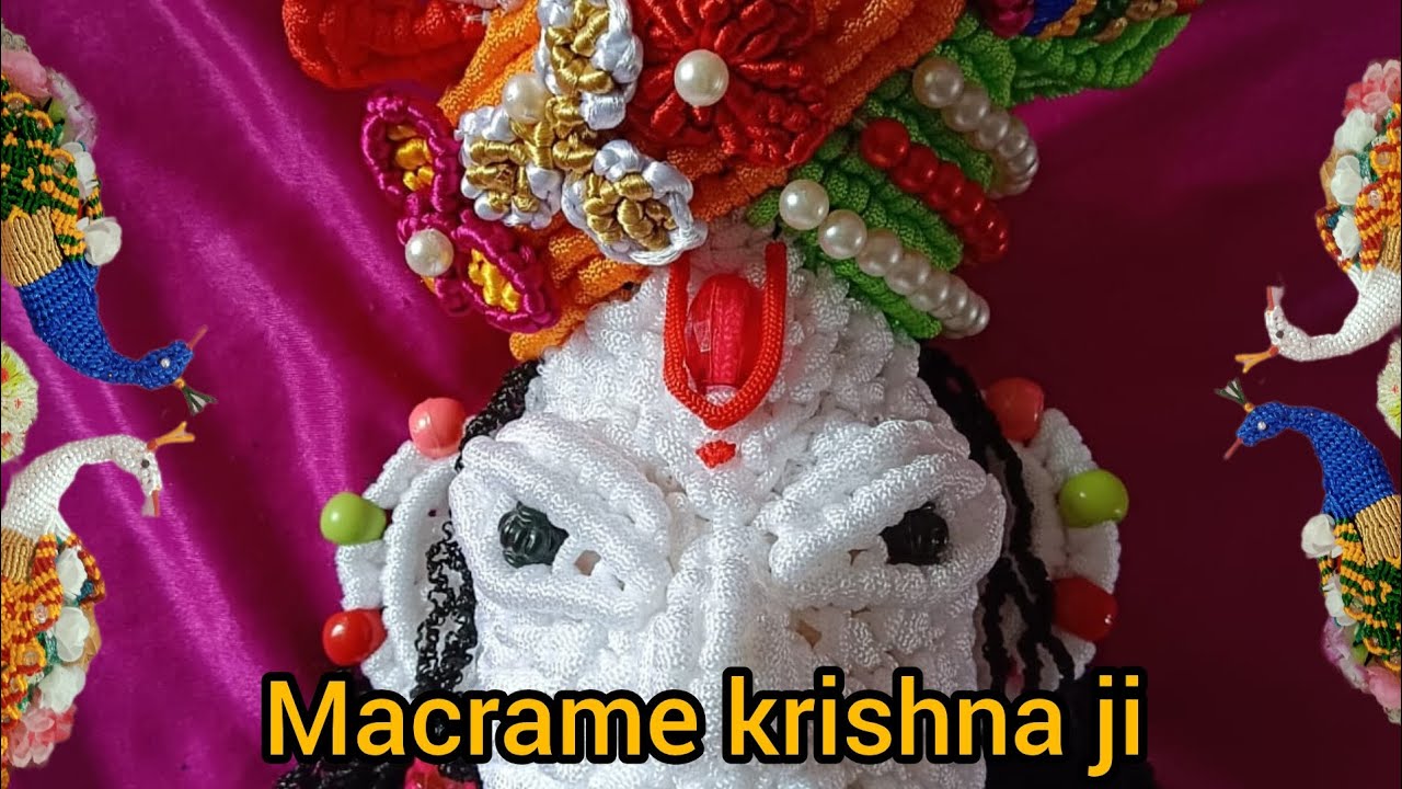 Macrame krishna ji/macrame new design#macrame - YouTube