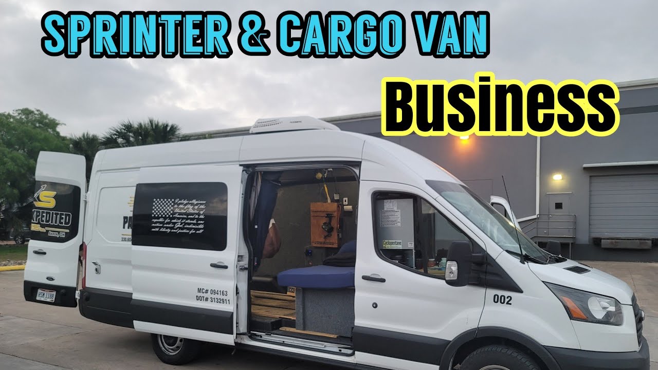 Be efficient! Make it WORK for you. Sprinter & CARGO van business - YouTube