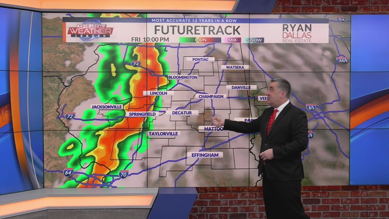 Kevin: "Line of severe storms likely arriving after 8PM tonight" - YouTube
