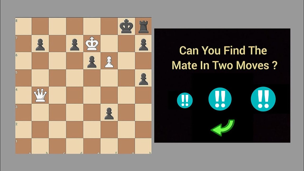 CHECKMATE IN TWO MOVES ️ ️ :: OUTSMART YOUR OPPONENT !! || #chess # ...