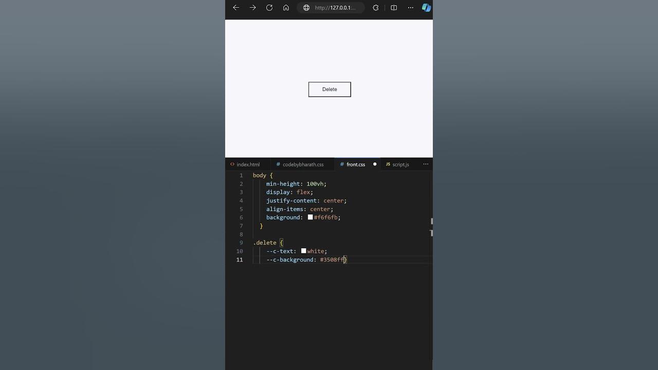 Day 010 Micro Css Delete Button Animation Coding Cssanimationwebdevelopment Javascript