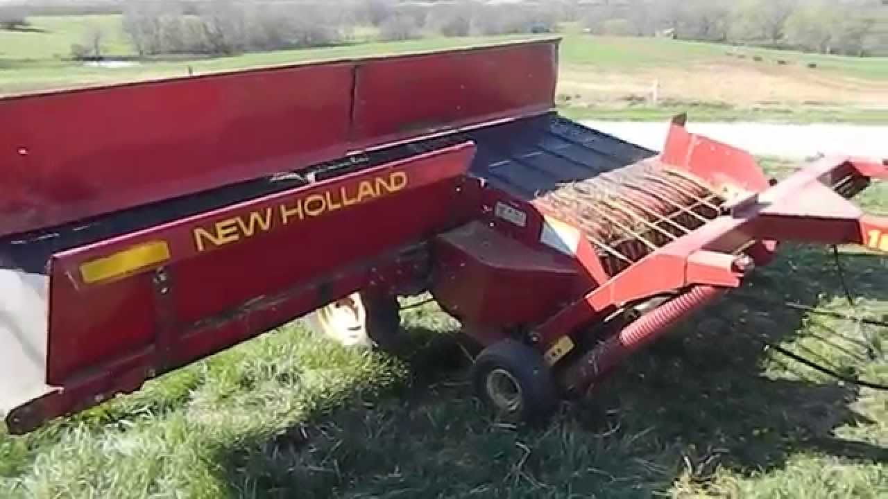 New Holland 166 Hay Inverter - YouTube