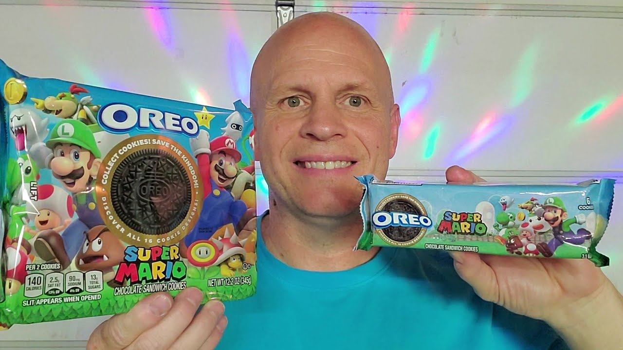 Limited Edition Super Mario Oreo Regular Pack & Small Pack - YouTube