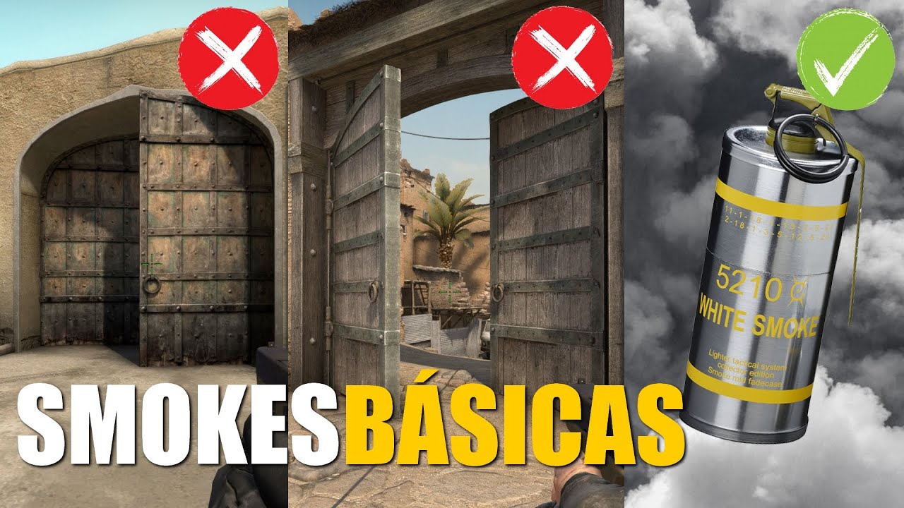 SMOKE NOVA PORTA B DUST 2 + outras smokes FÁCIL+RÁPIDO - YouTube