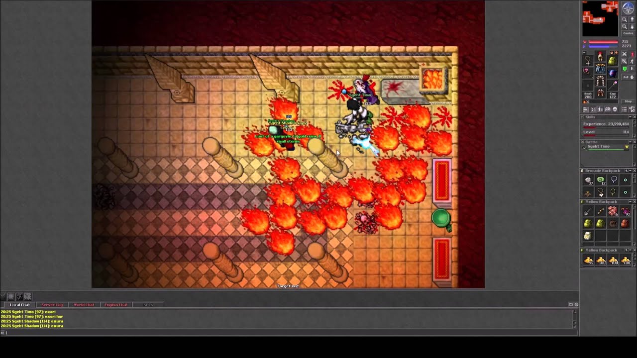 Tibia #120 - Oasis Tomb - gegen Warlock's mit Timo - YouTube