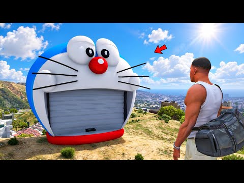 FRANKLIN FOUND A GIANT DORAEMON BUNKER IN GTA 5