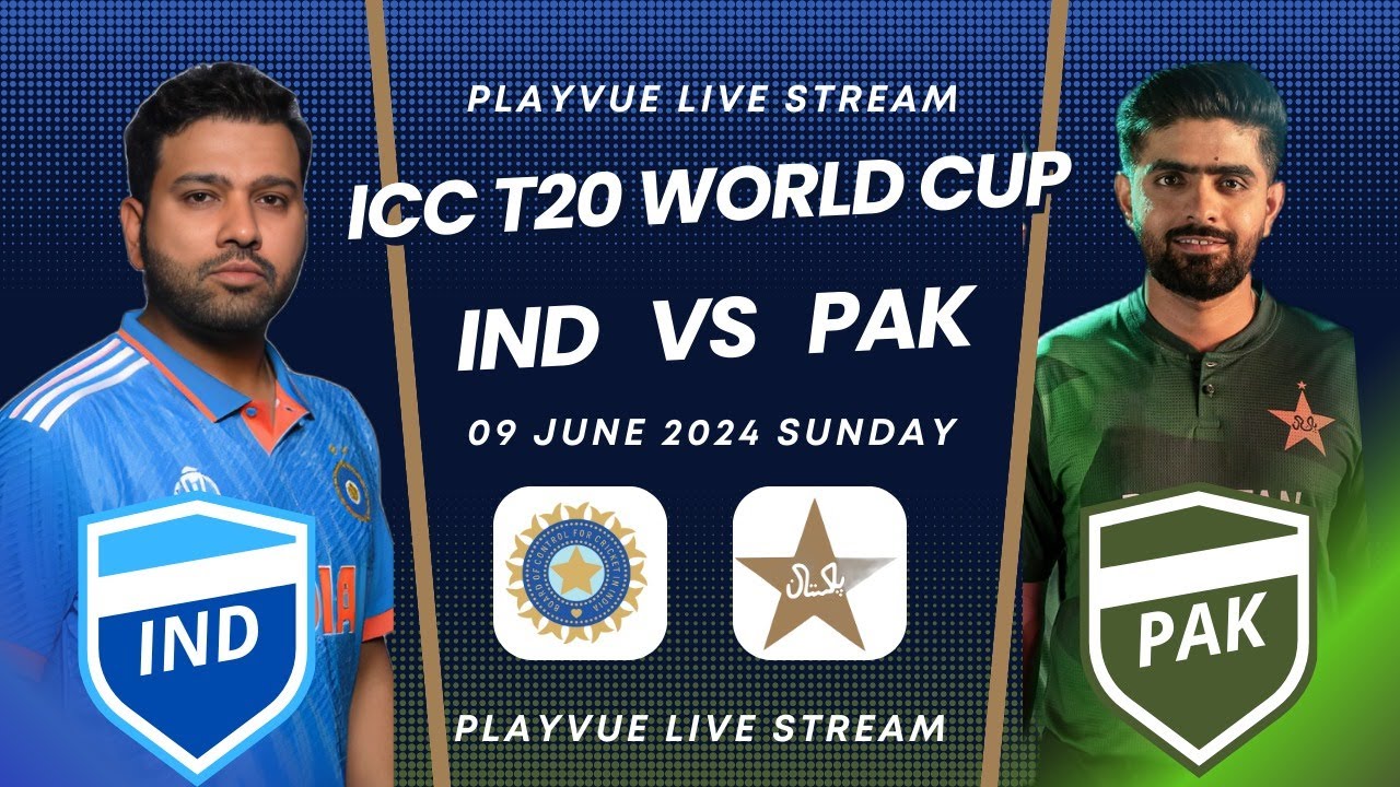 Pakistan vs INDIA| Playvue |Live PAK vs IND | t20 Live Pak vs IND ...