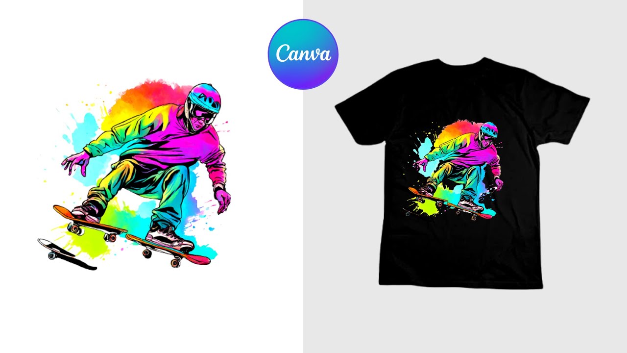 Creative T-Shirt Design Tutorial with Canva - YouTube