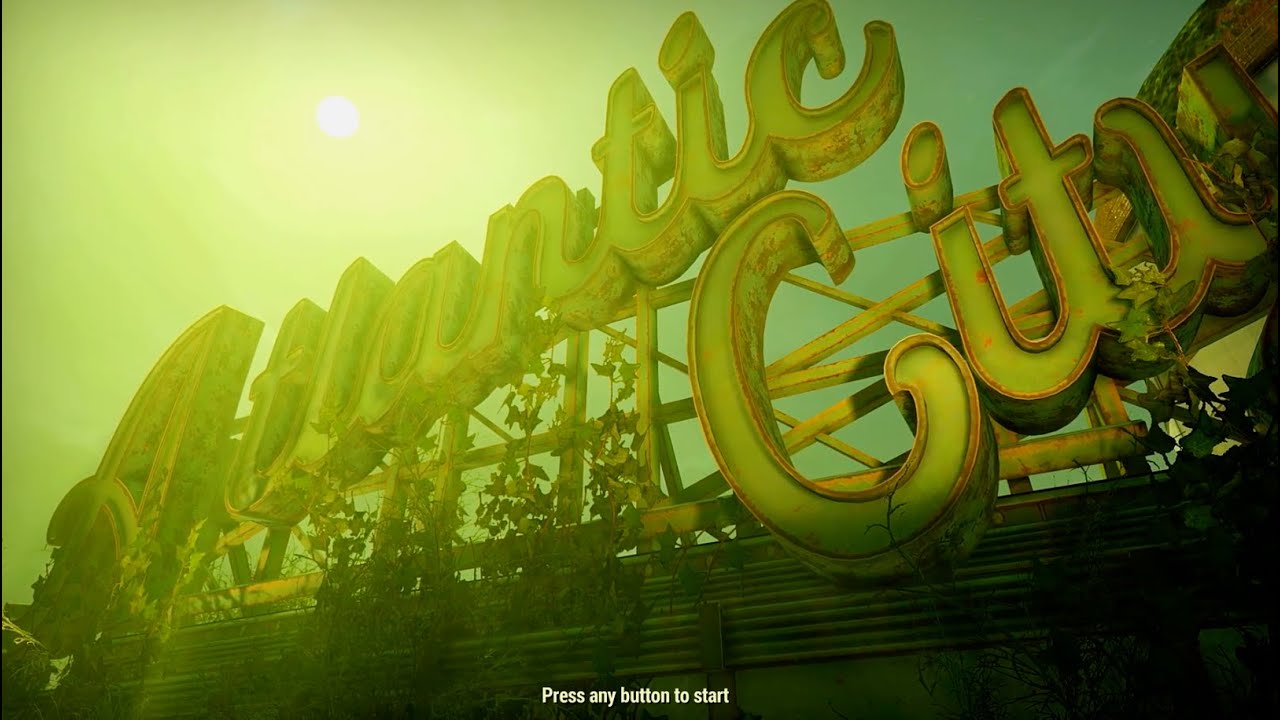 Fallout 76: Atlantic City Title Screen (PC, PS4, Xbox One) - YouTube
