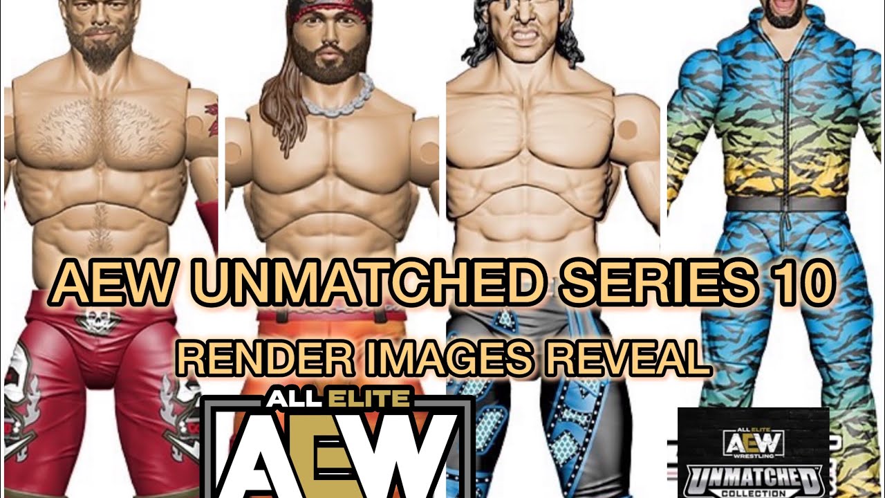 AEW Unmatched Series 10 Render Images + Gear Reveals - YouTube