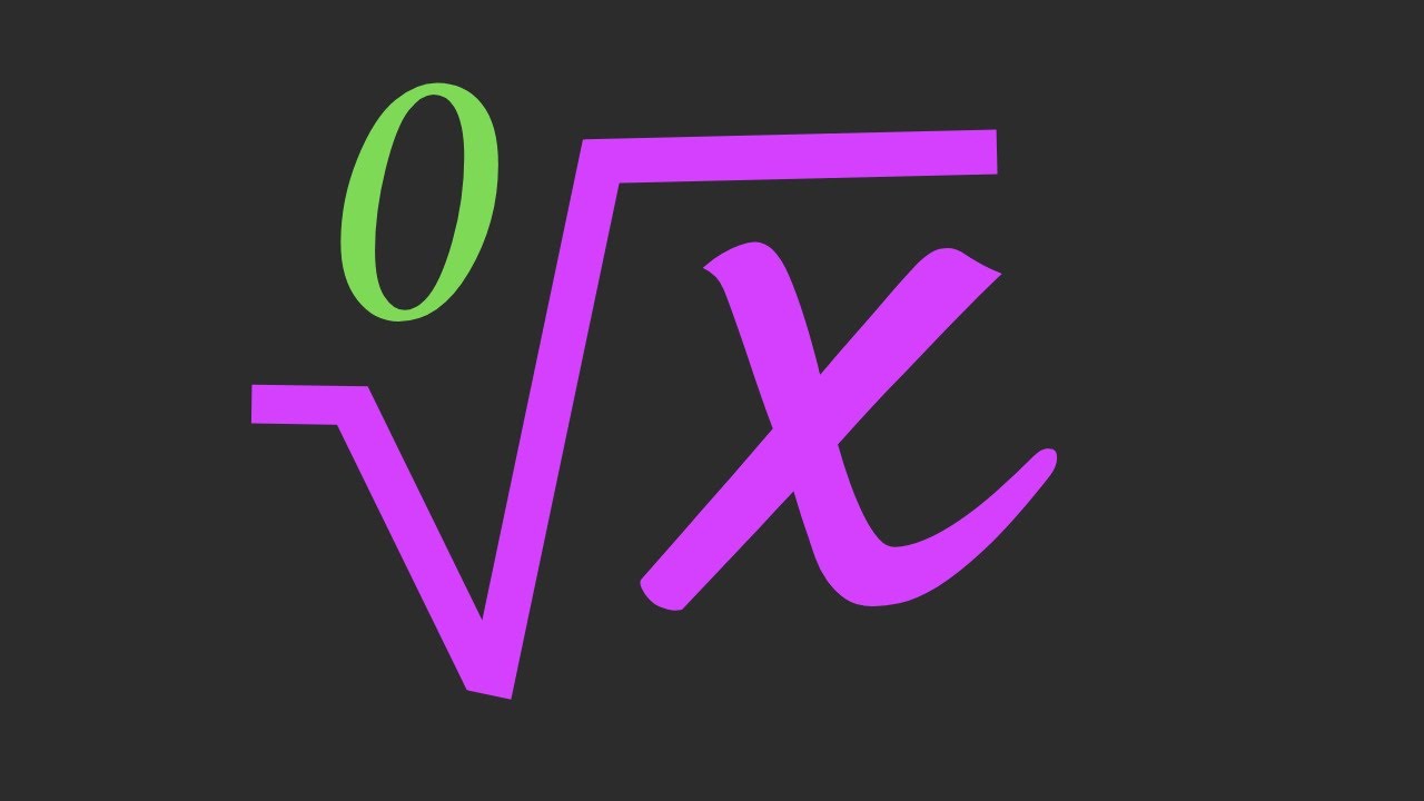 The 0th Root Is NOT what you think - YouTube
