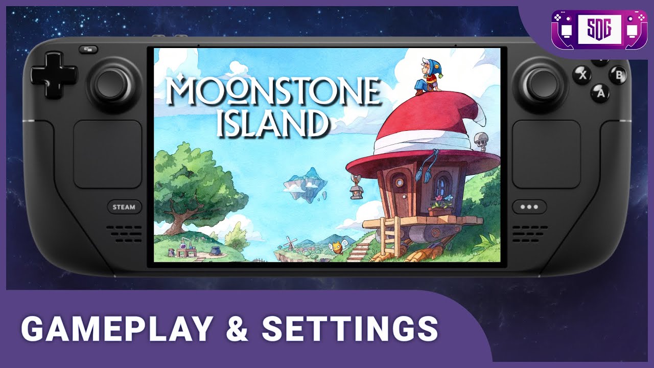 Moonstone Island Steam Deck Gameplay and Best Settings - YouTube