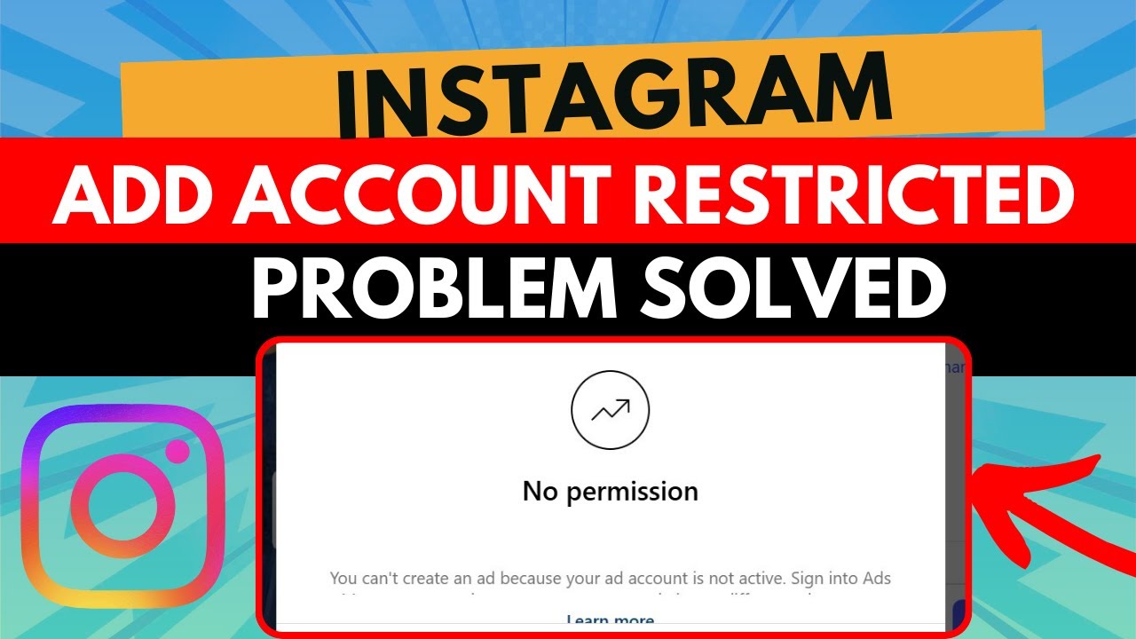 Instagram Ad Account restricted problem solved | Fix instagram no ...