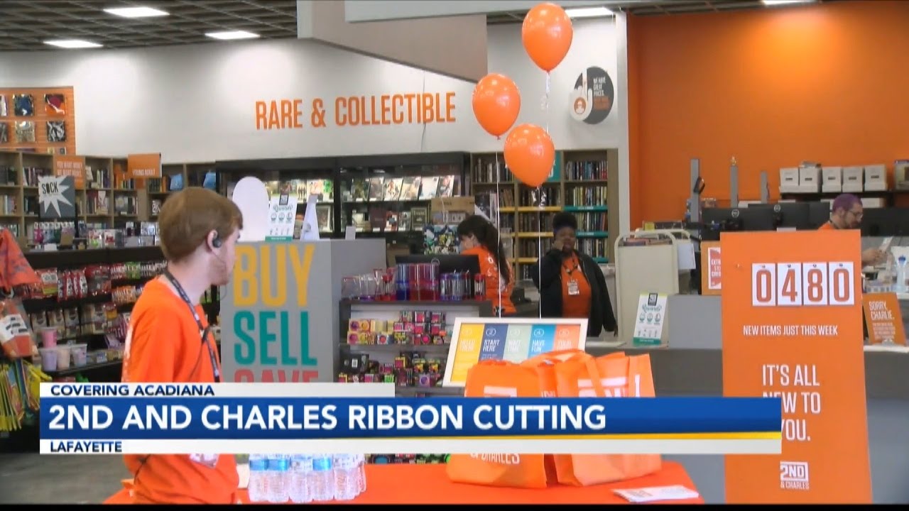 2nd & Charles bookstore opens in Lafayette - YouTube