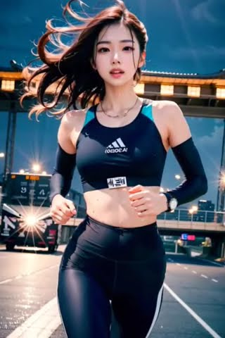 [4K AI 룩북] AI art 탄탄한 몸매 레깅스 트레이닝 vrog lookbook model 룩북 ルックブック #shorts ...