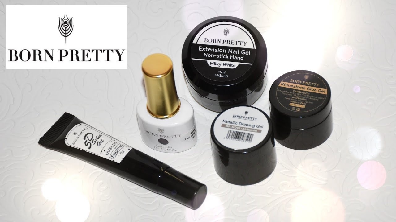 BORN PRETTY - Unboxing, Swatches And Review (Extension Nail Gel, 5D ...