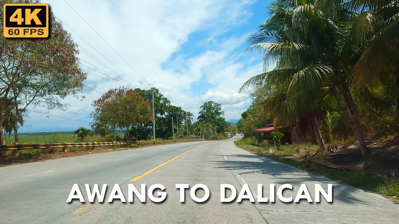 Mintex, Awang to Dalican I Traveling to Dalican 16 | 4K Ultra HD 60fps ...