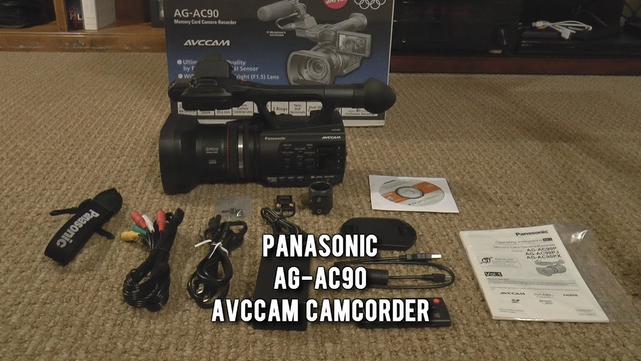 Pansonic AG-AC90 Camera Camcorder Unboxing and First Look - YouTube