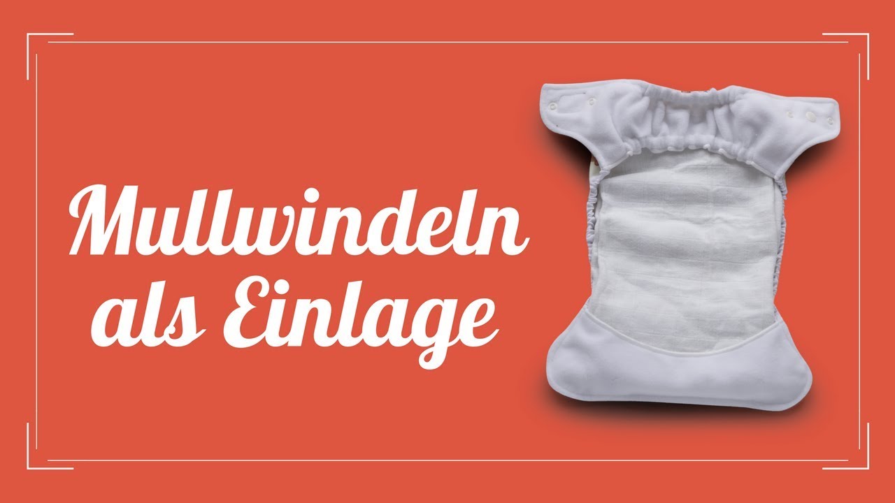 Mullwindel als Einlage falten für Überhose - YouTube