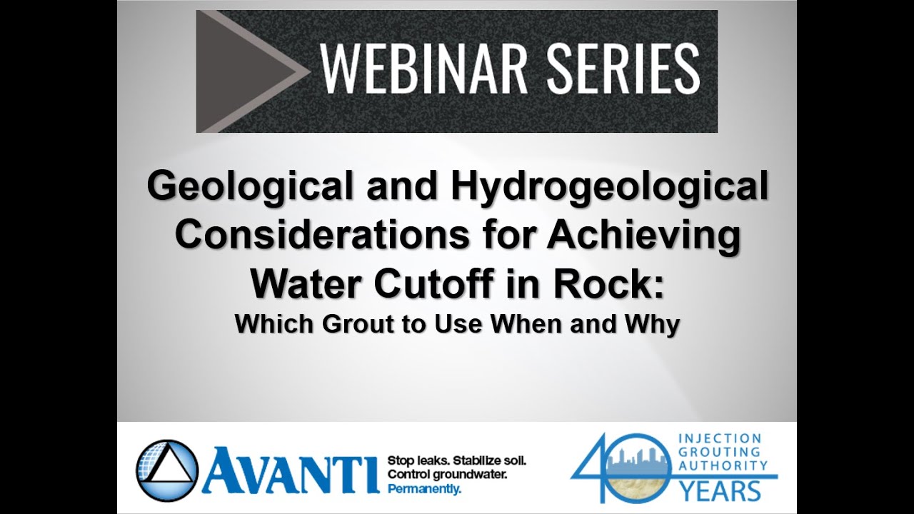 Webinar: Geological and Hydrogeological Considerations for Achieving ...
