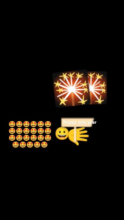 happy new year emojis - YouTube