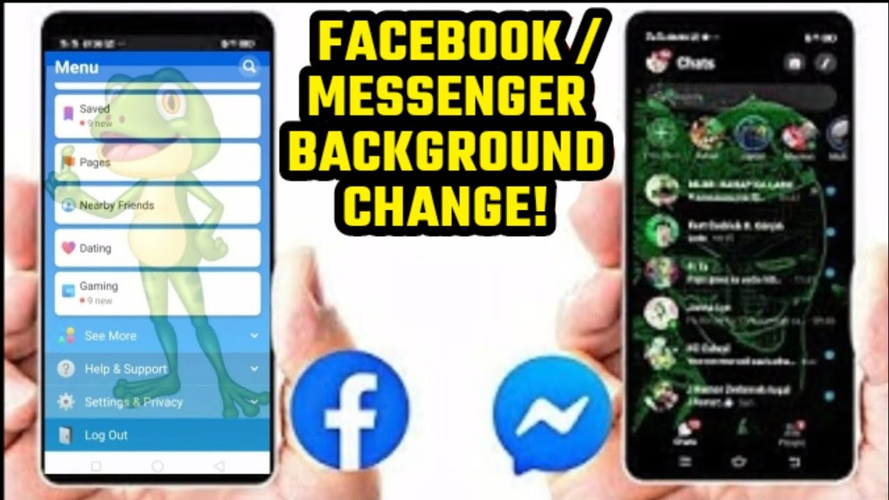 PAANO MAGLAGAY NG BACKGROUND SA FACEBOOK AT MESSENGER | FACEBOOK ...