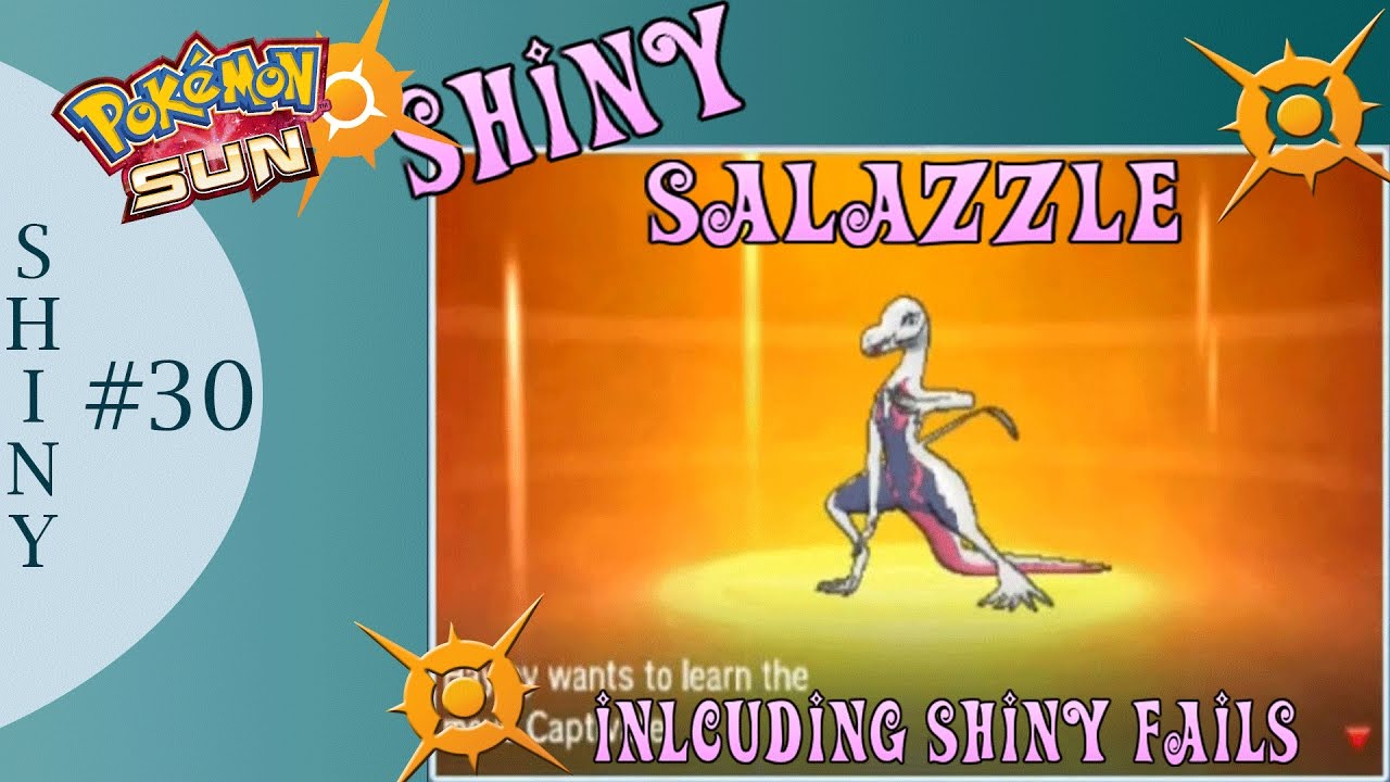 Shiny Salazzle - 30th Pokemon in the Alolan Region - SOS method - Live ...