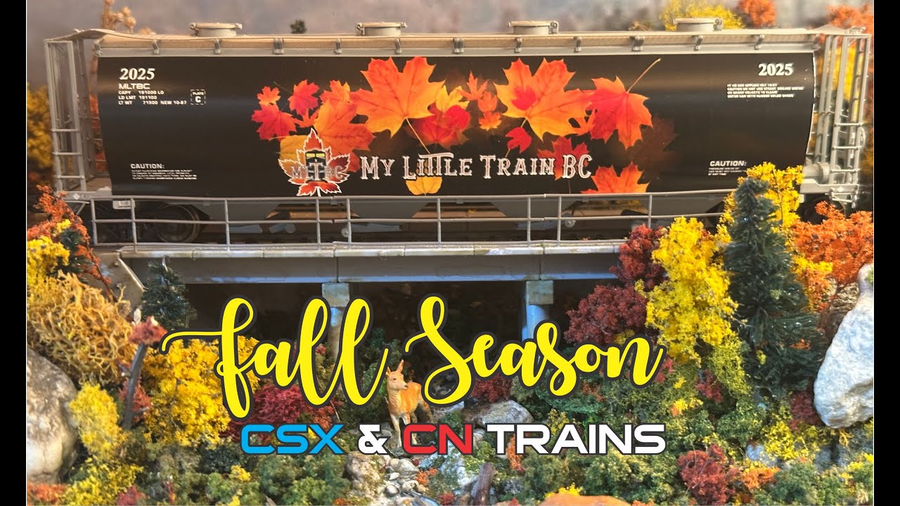 MLTBC "FALL SEASON" CSX & CN TRAINS - YouTube