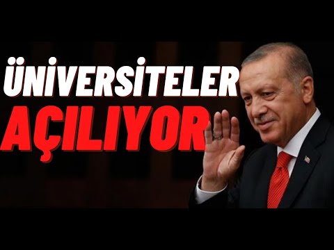 ÜNİVERSİTELER AÇILIYOR!