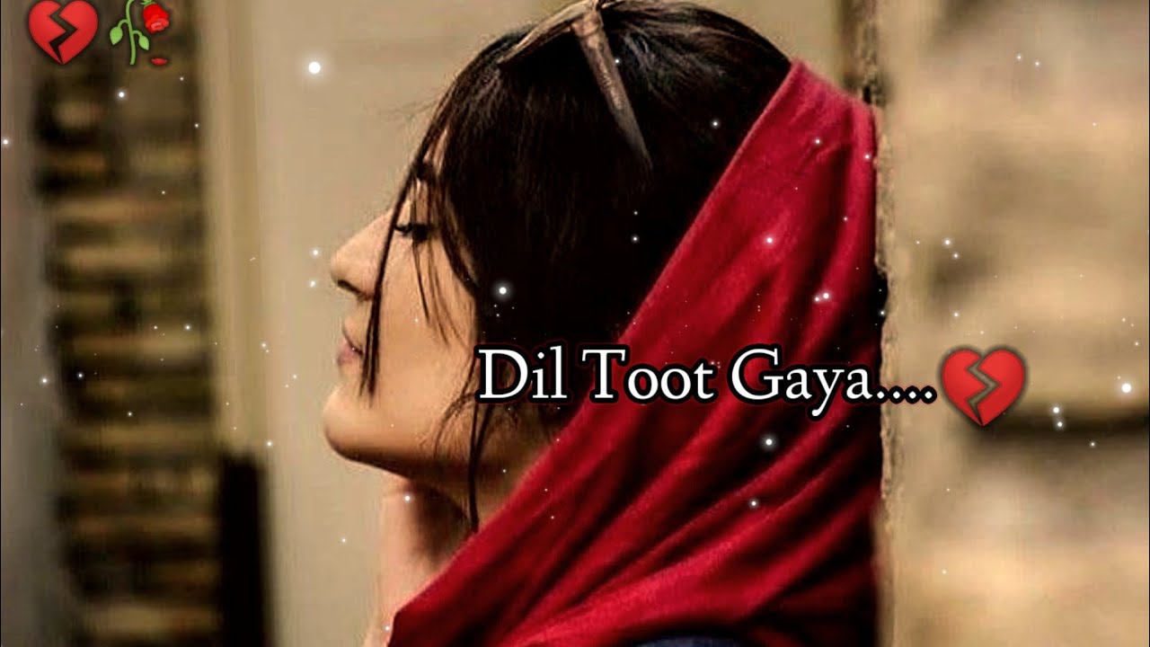 dil tod diya usne💔.sad girl shayari 😔 heart broken shayari 💔 crying ...
