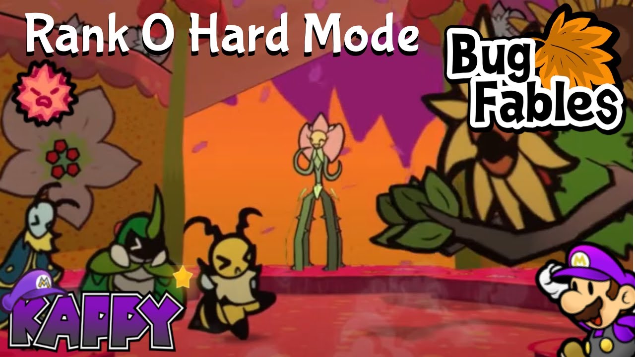 Bug Fables Rank 0 Hard Mode -- Venus' Guardian [HARD HITS] - YouTube
