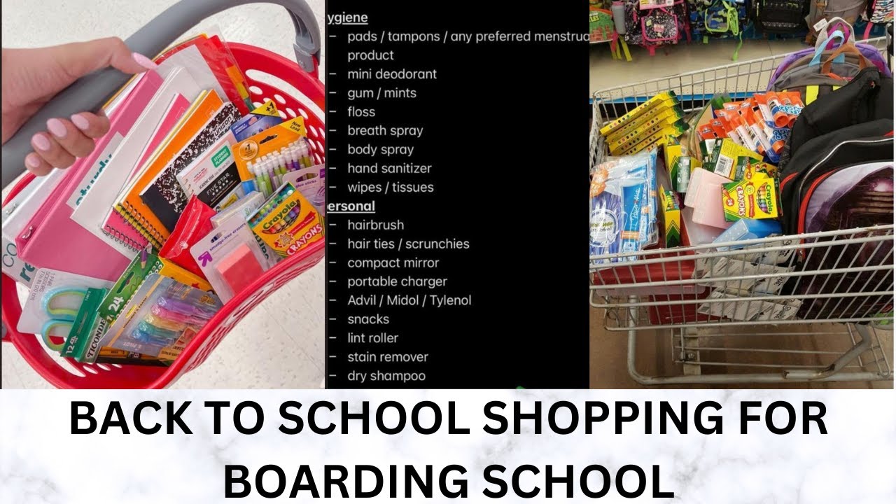 BOARDING SCHOOL ESSENTIALS SHOPPING ,ITEMS I BOUGHT MY DAUGHTER FOR ...